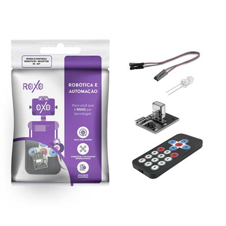 Kit Controle Remoto IR + Receptor IR para Arduino - Eletro Parts