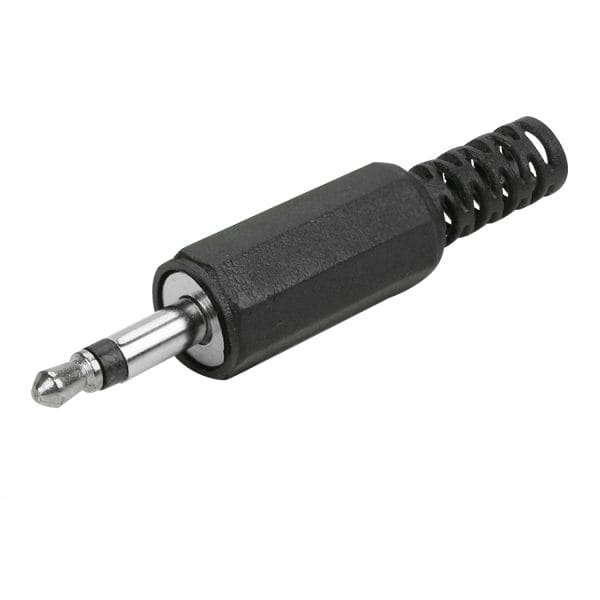 Plug P2 Mono com Corpo Plástico - Eletro Parts