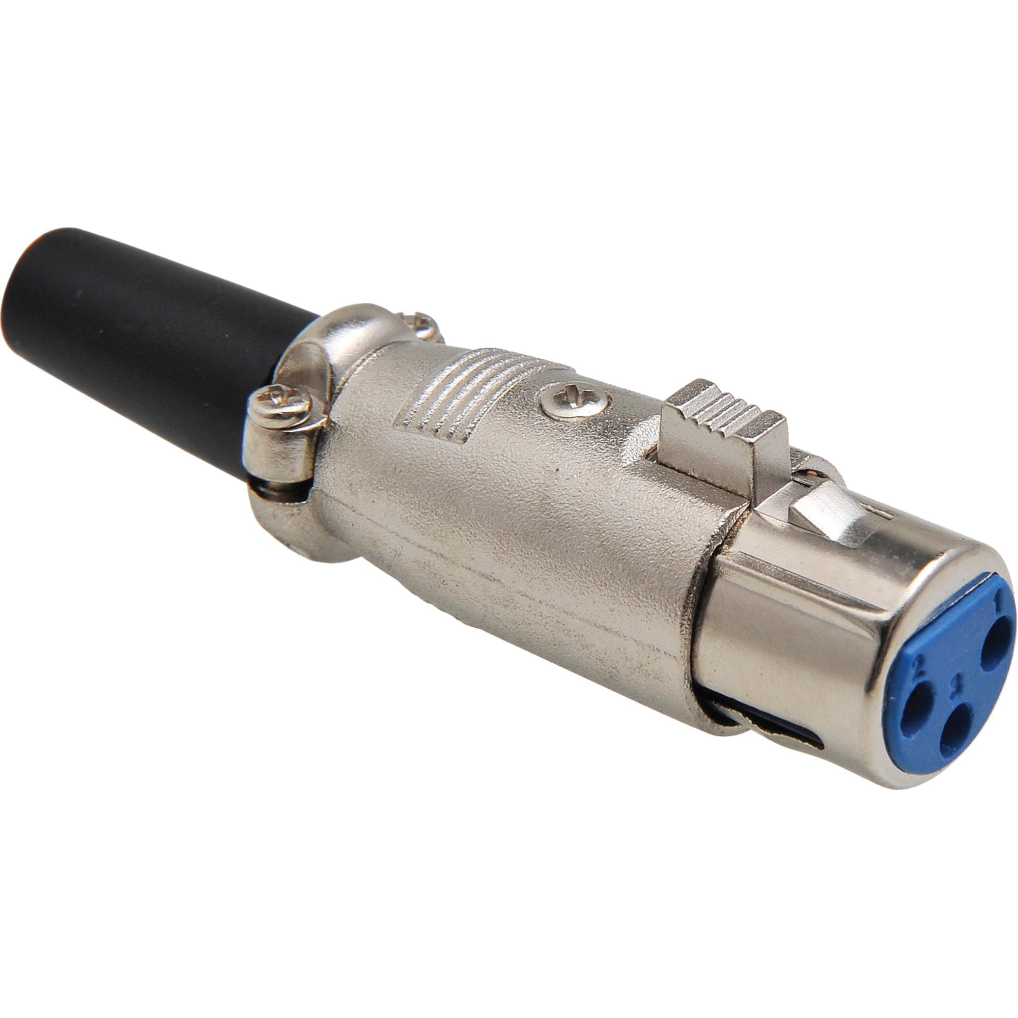 Plug Cannon Fêmea Corpo Metálico com Prensa Cabo - Eletro Parts