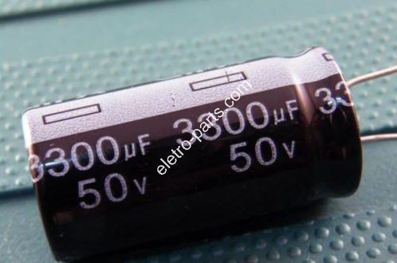 Capacitor Eletrolítico 3.300uF x 50V 105º - Unidade - Eletro Parts