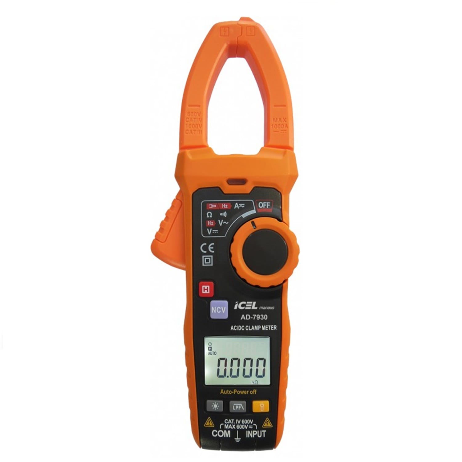 Alicate Amperímetro Digital Smart com Função NCV CAT IV AD-7930 ...