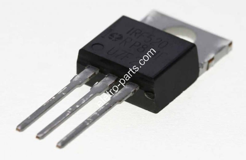 Transistor IRF520 - Eletro Parts