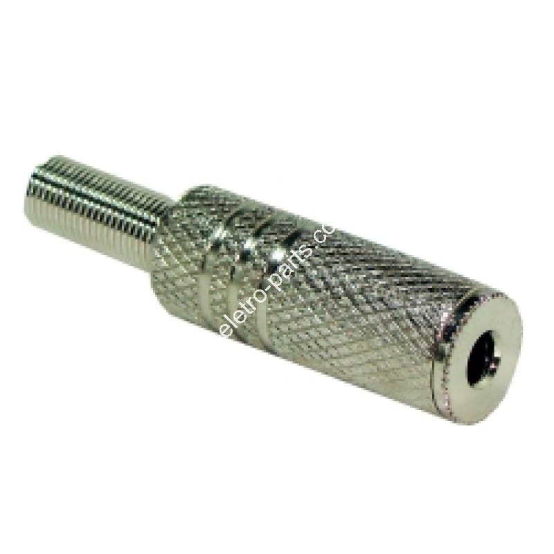 Jack J2 p/ Cabo - Metálico - Eletro Parts