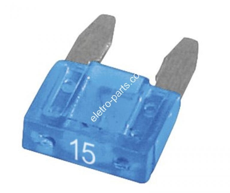 Fusível Lâmina Mini 15A - Unidade - Eletro Parts