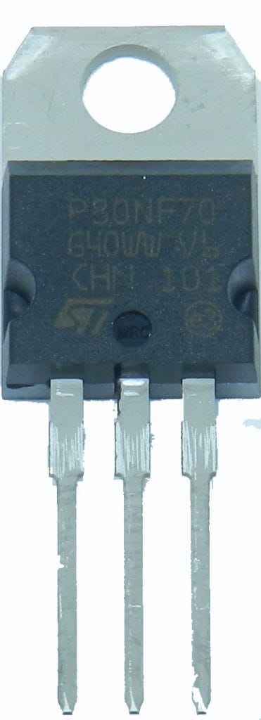 Transistor P80NF70 - Metálico - Eletro Parts