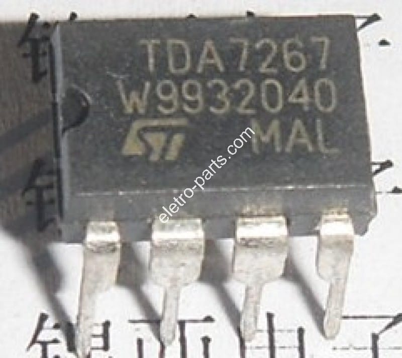Circuito Integrado TDA7267 8 Pinos - Eletro Parts