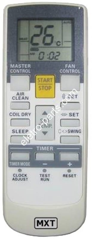 Controle Remoto AR Condicionado Fujitsu Inverter - Eletro Parts