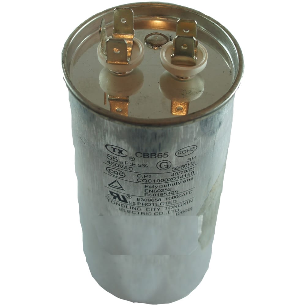 Capacitor CBB65 55uF x 450VAC com 5 Terminais - Eletro Parts