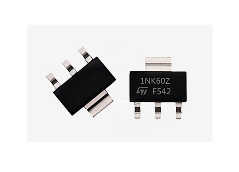 Transistor STQ 1NK60Z TO223 - SMD - Eletro Parts