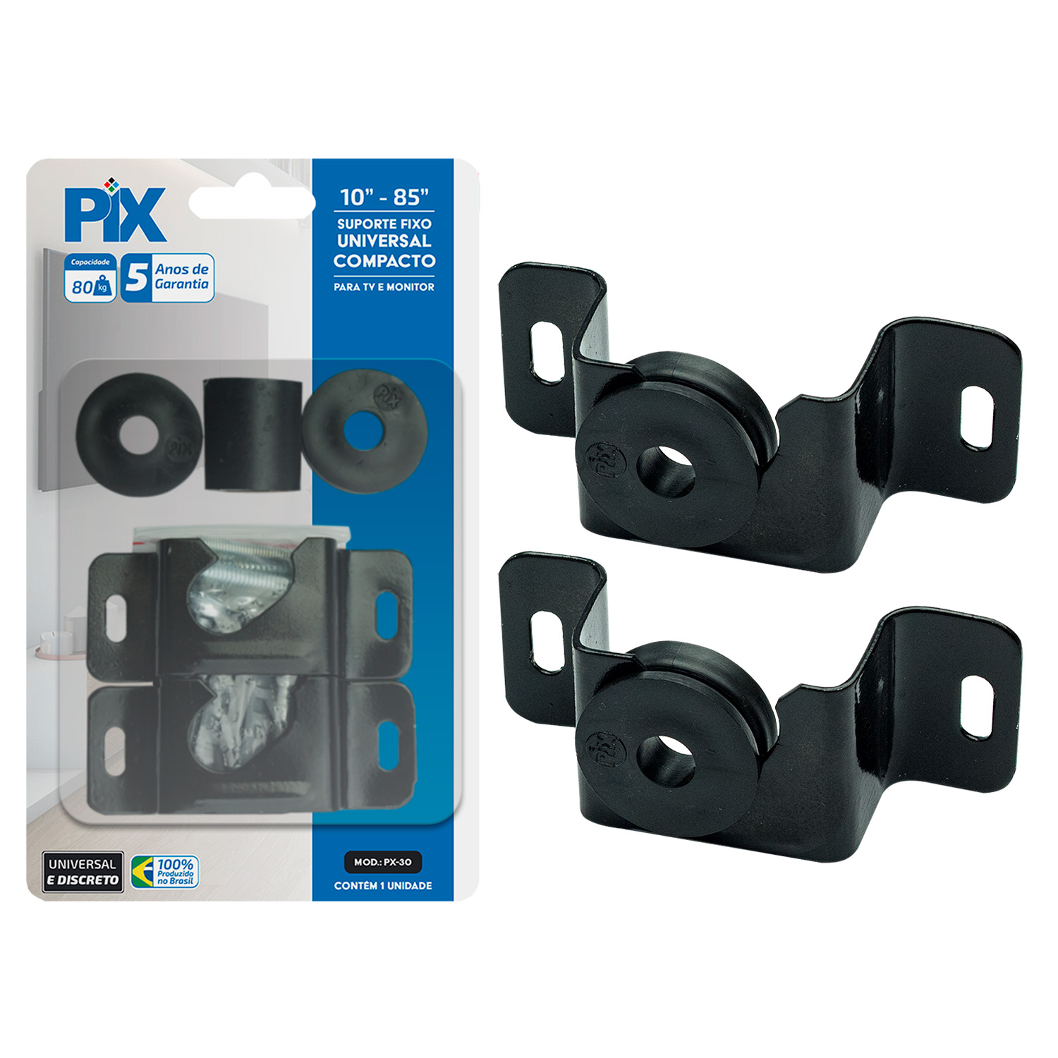 Suporte Fixo Universal para TV de 14 a 85 Polegadas - PX-30 - Eletro Parts