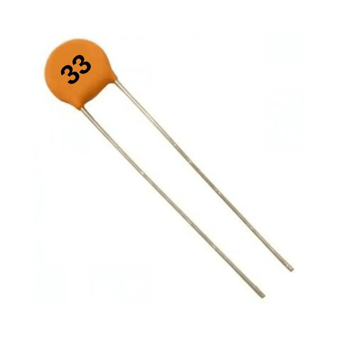 Capacitor Cerâmico 33pF x 50V - Unidade - Eletro Parts