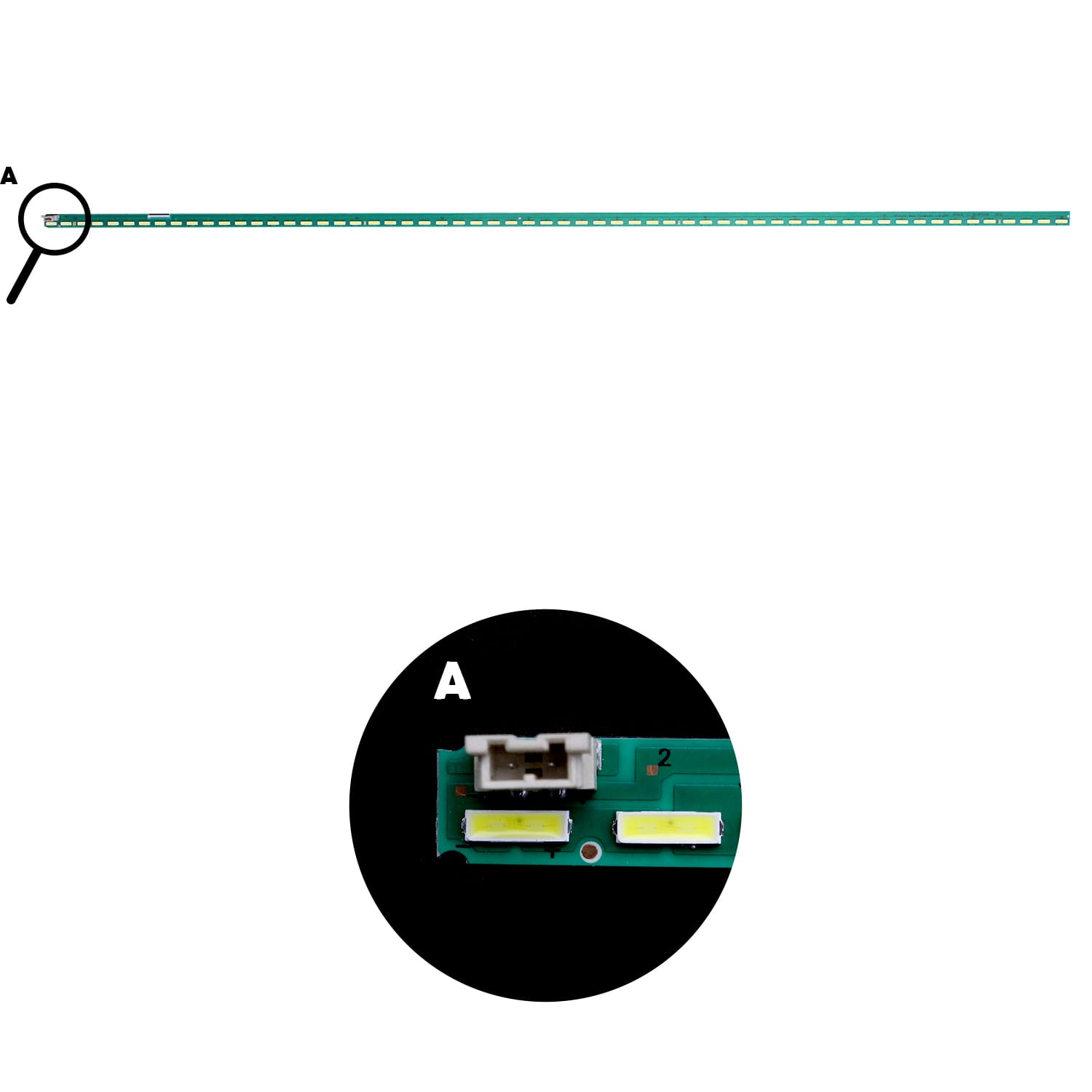 Barra LED LG 55" 55UH6150 / 55UF6800 - Kit com 2 Barras - Eletro Parts