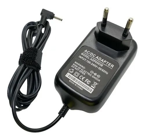 Fonte 12V x 100mA Plug 1,1x3,5mm (fino) - Eletro Parts