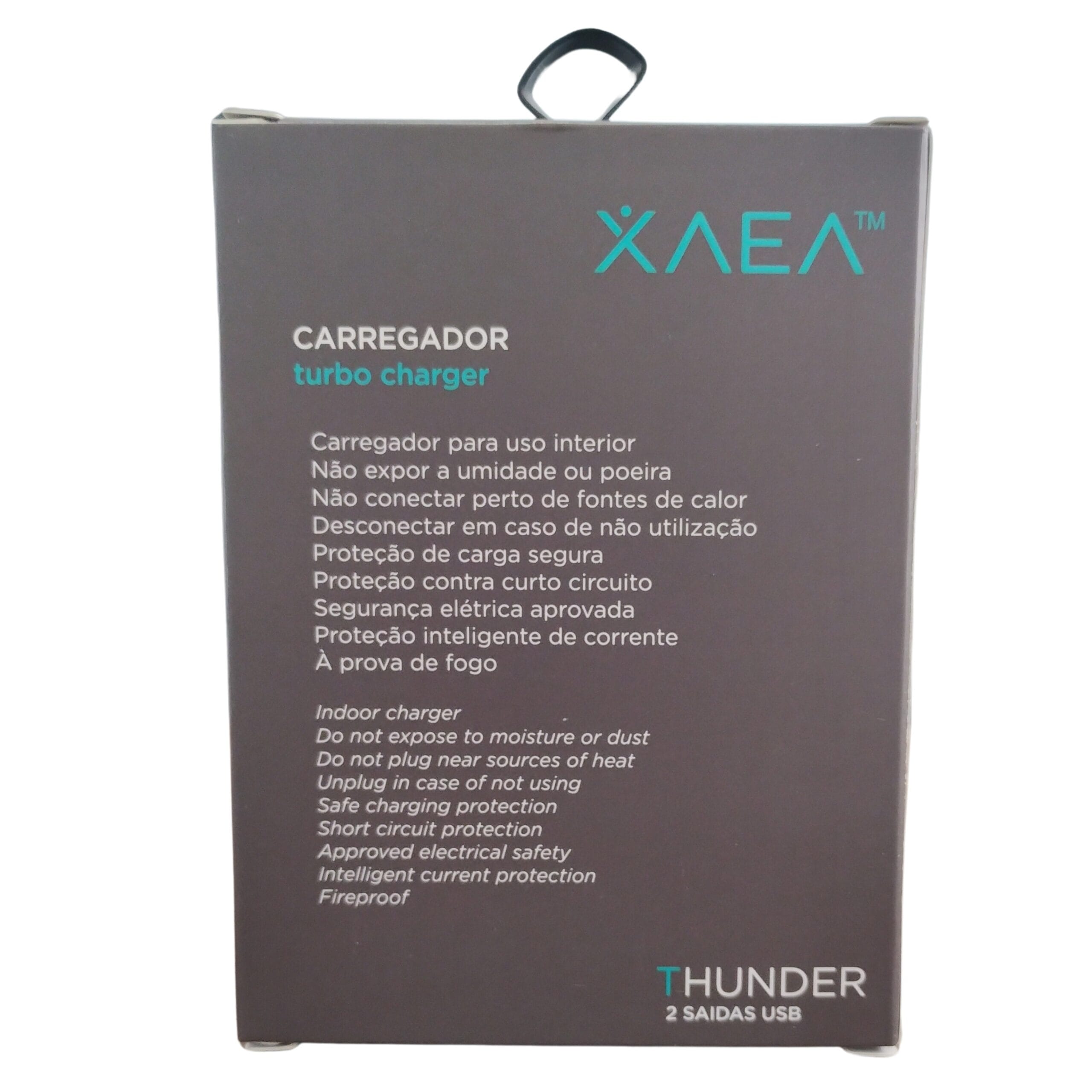 Carregador USB Turbo 4,4A 2 Saídas + Cabo Micro V8 - XAEA