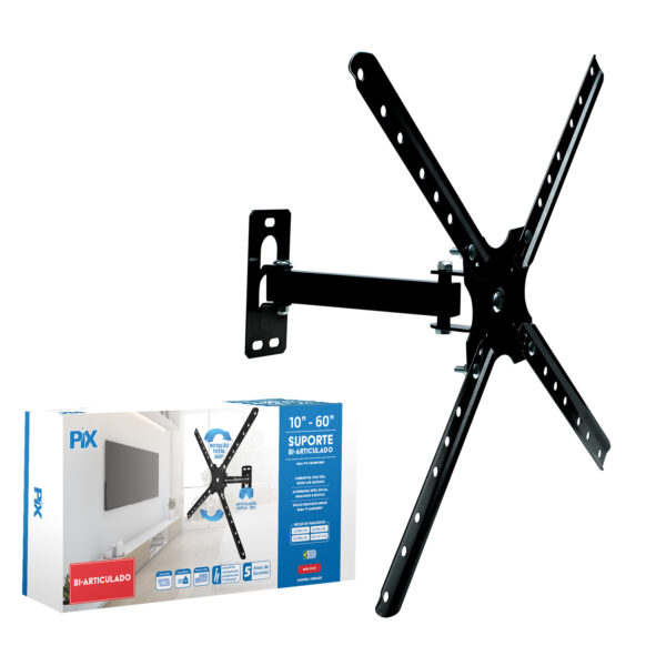 Suporte Bi-Articulado para TV's de 10 a 60 Polegadas - Eletro Parts