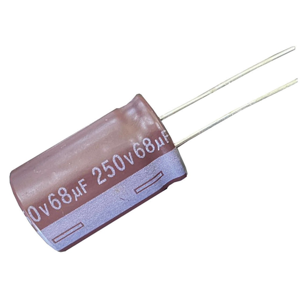 Capacitor Eletrolítico 68uF x 250V 105º - Eletro Parts