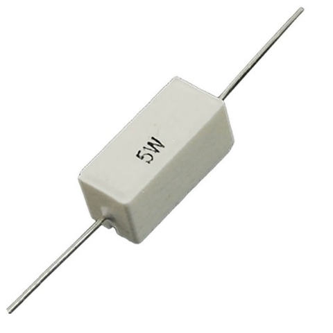 Resistor 5W 10R Cerâmico - Unidade - Eletro Parts