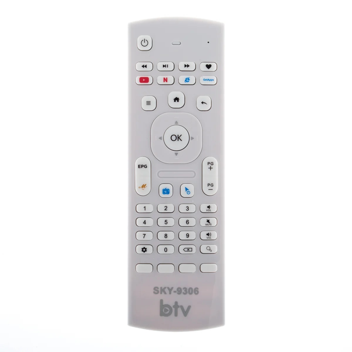Controle Remoto BTV Universal com Teclado e Air Mouse - Eletro Parts