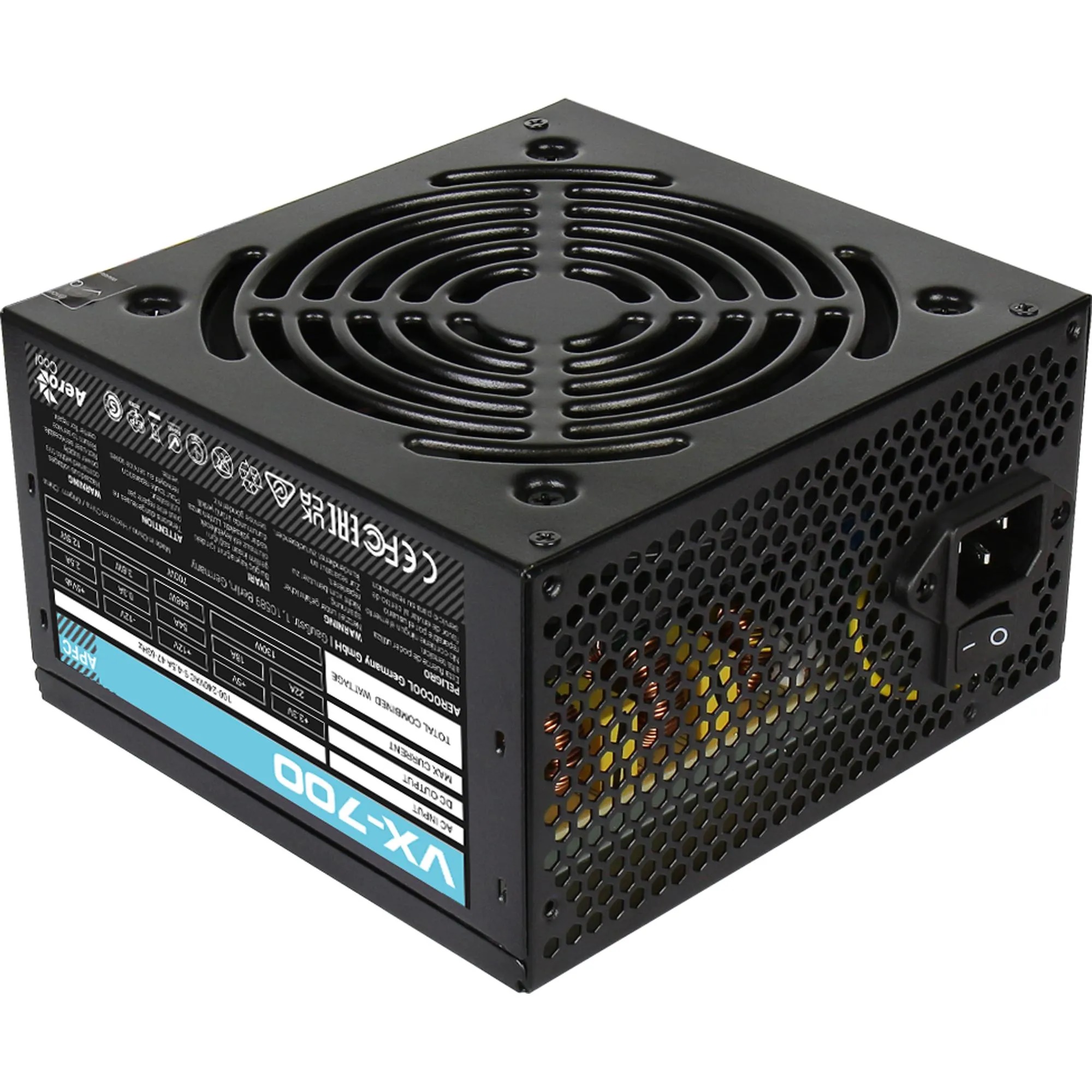 Fonte ATX 700W VX-700 Bi-volt - Aerocool - Eletro Parts