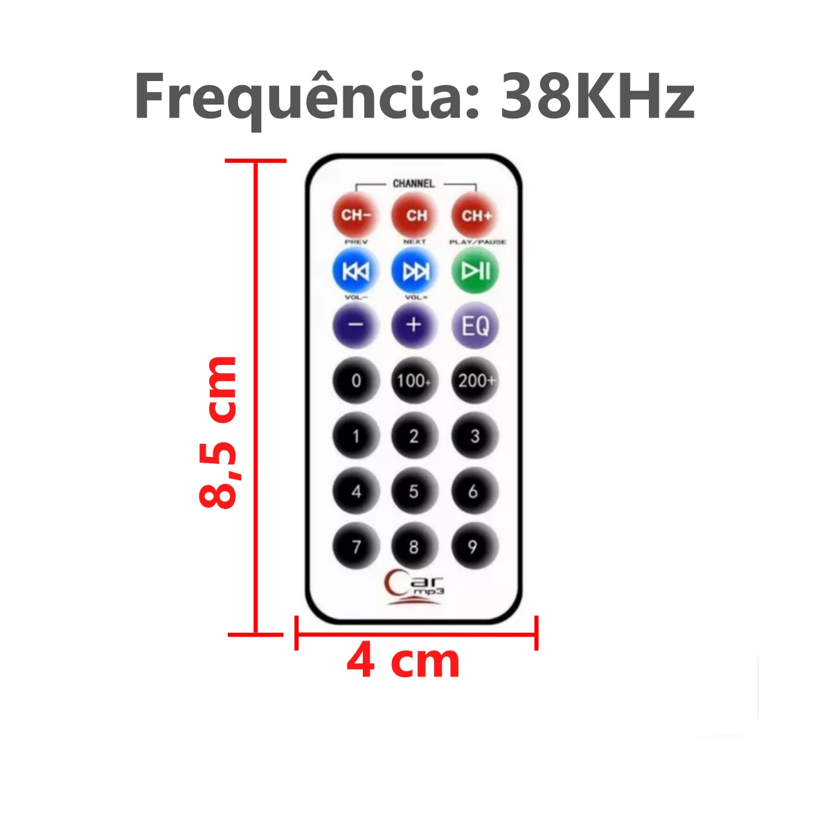 Controle Remoto Infravermelho para Arduino ESP8266 / ESP32 - Eletro Parts
