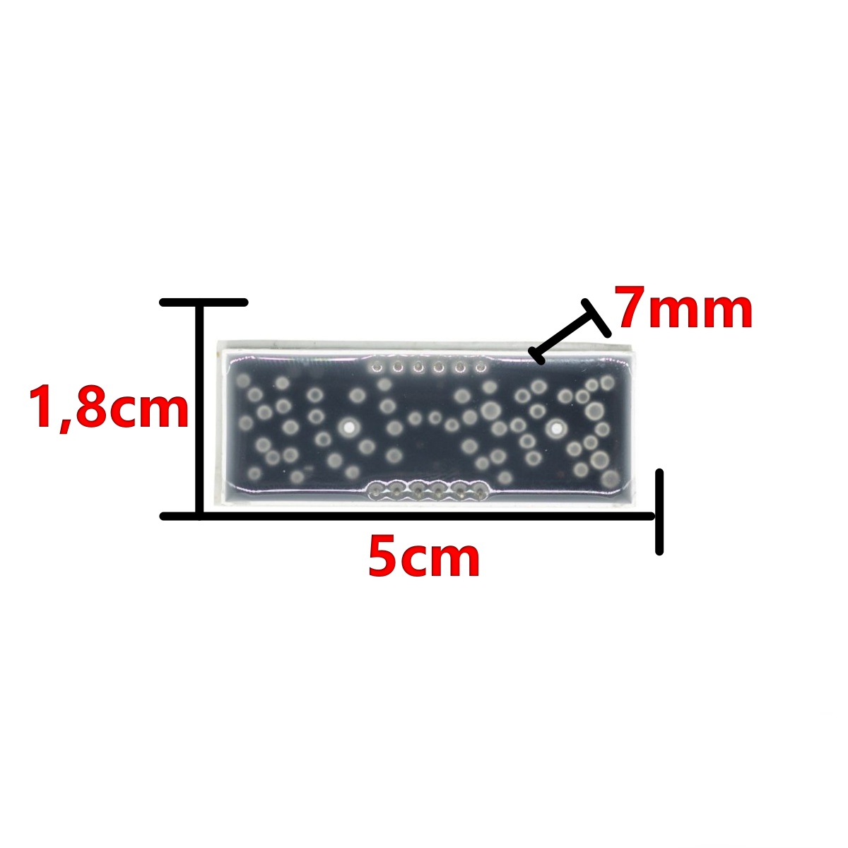 Display 7 Segmentos Com 4 Dígitos / Catodo - Vermelho - Eletro Parts