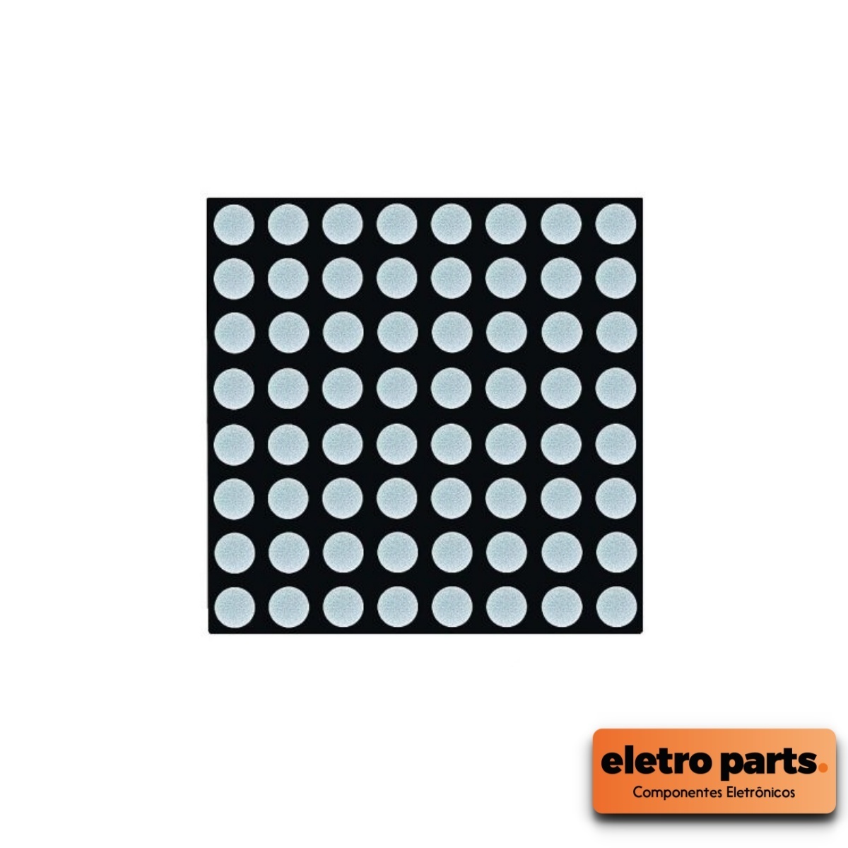 Matriz Led 8x8 1088BS 64 Led's 3mm - Anodo Comum - Cor Vermelho ...